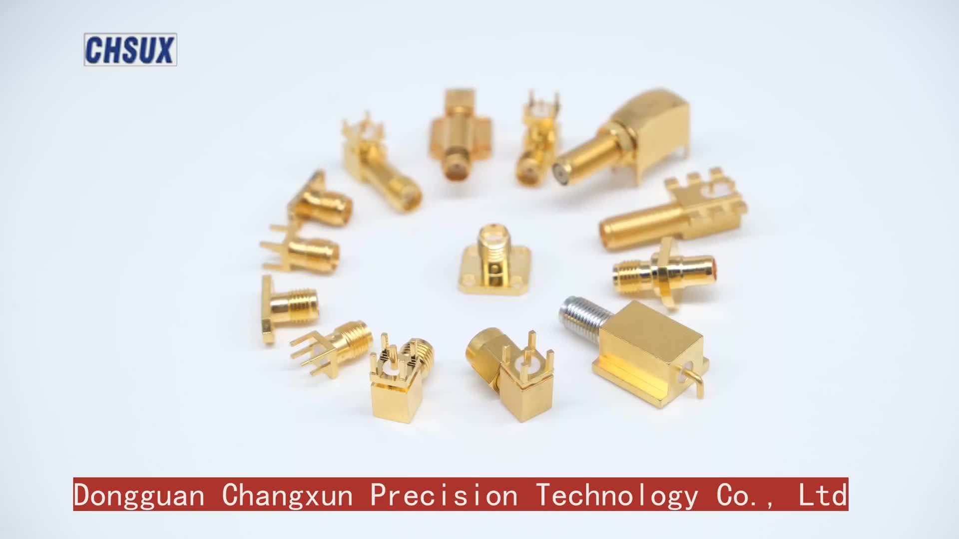 Right Angle Pcb Edge Mount Male Female Rf Connector Rf Module Rf Edge ...