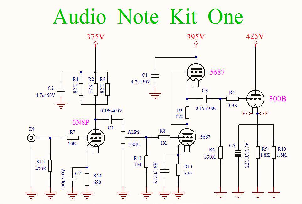 英国AUDIO NOTE Kit 1 5687推300B单端推动板元件正反装 LG102E/D-Taobao