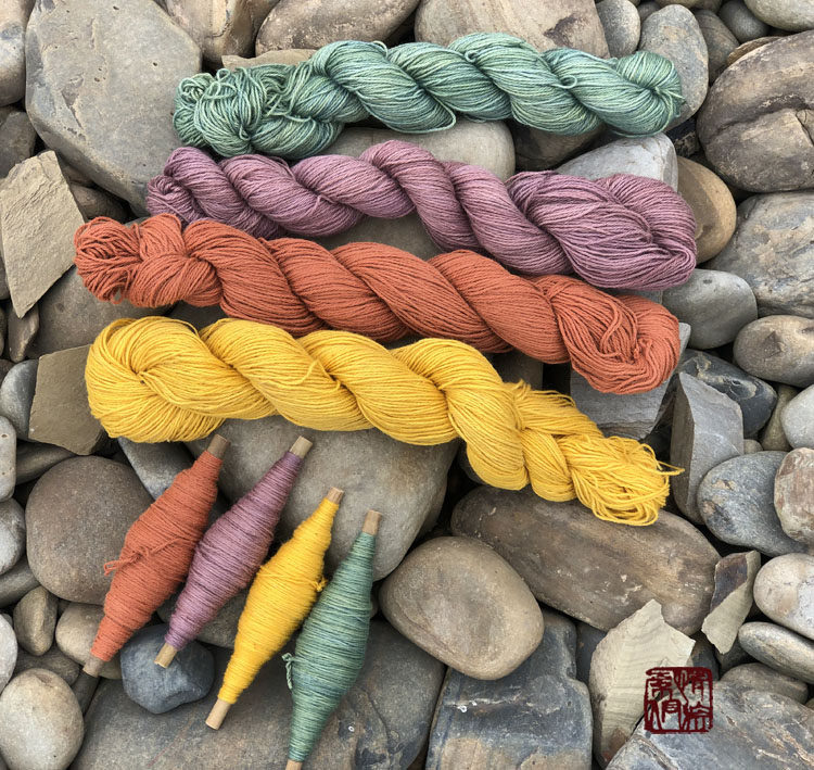 Plant-based hand-dyed, hand-spun cotton embroidery thread – where lies ...