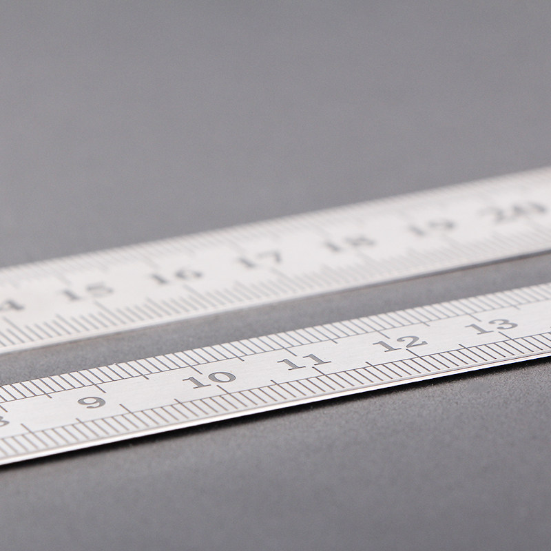 Thickened stainless steel ruler Steel ruler Steel ruler scale ruler ...