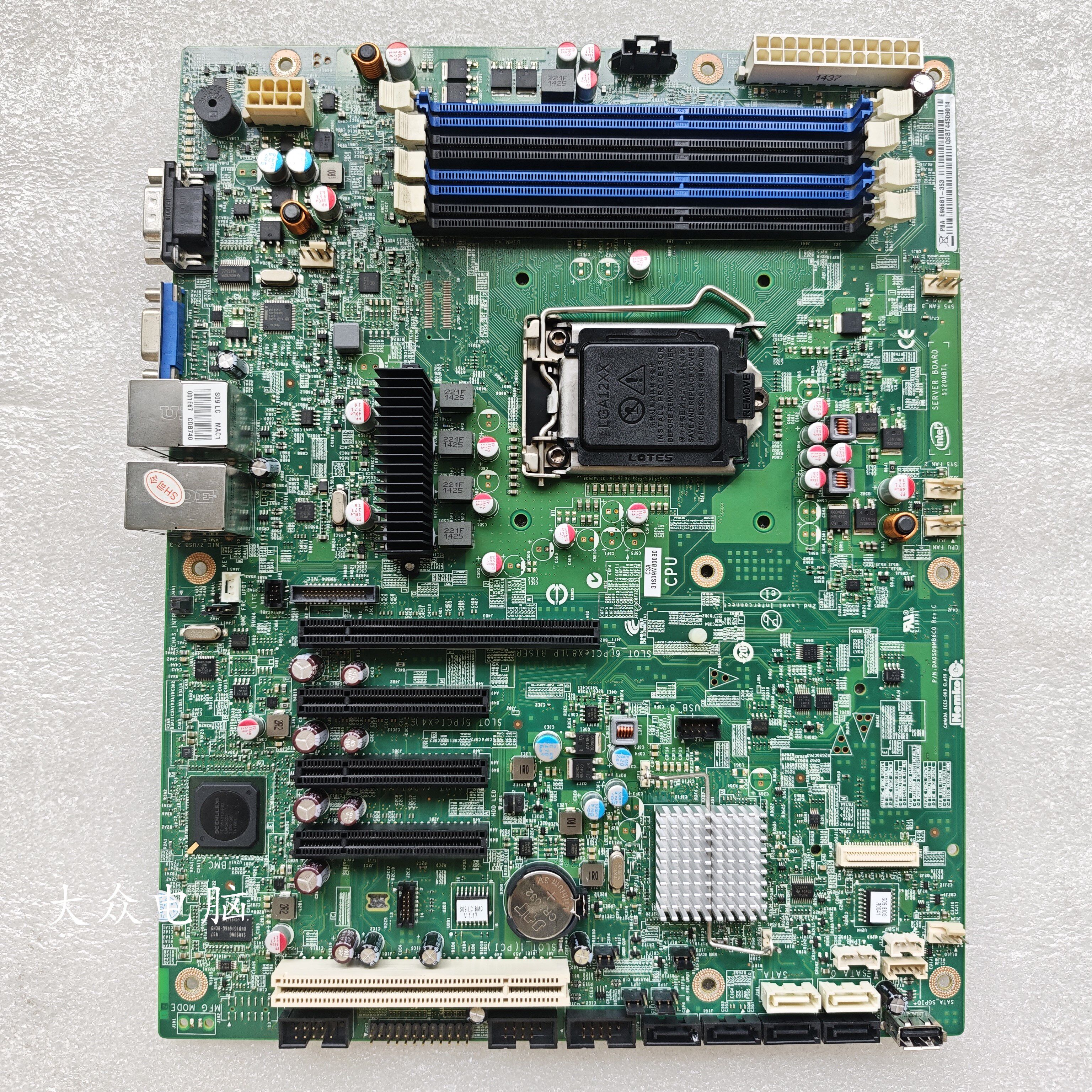Intel/英特尔 S1200BTL服务器主板｜25年最稳单路服务器平台首选！1155针稳定王-企业级主板-淘宝好物网