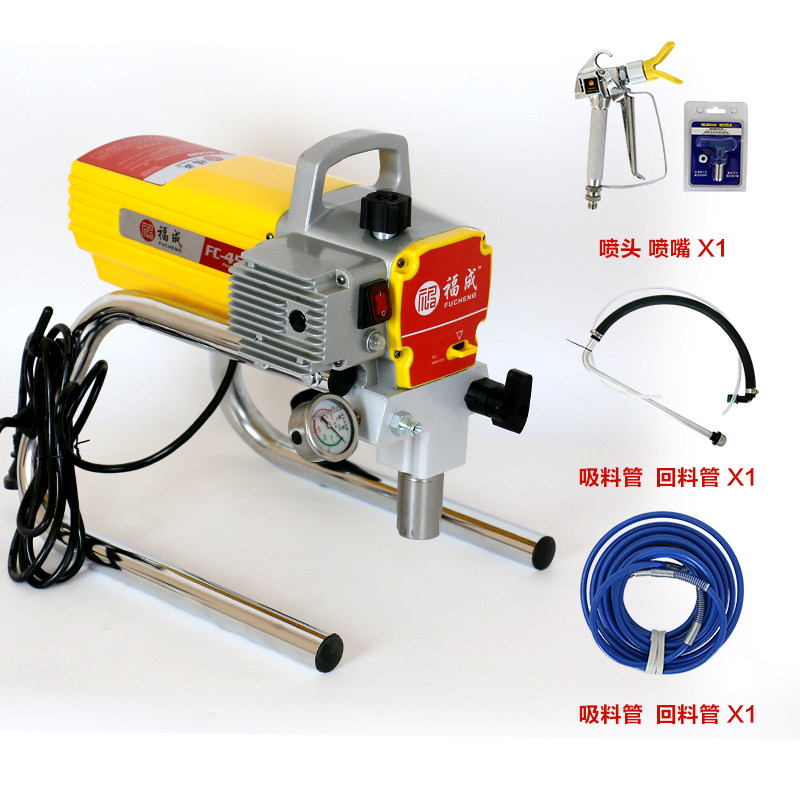 High pressure airless spraying machine Imported spray latex paint ...