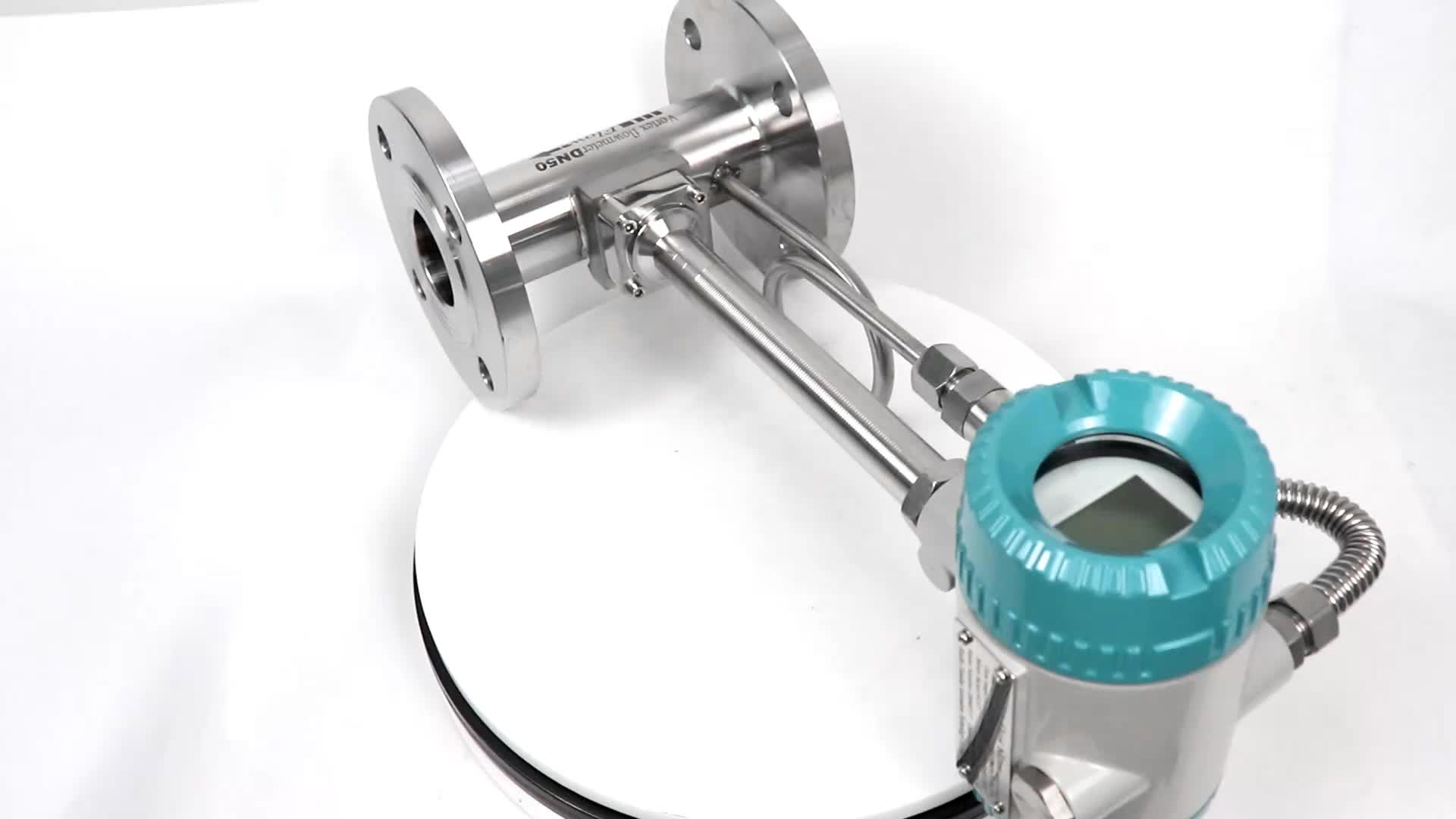 Explosion-proof Flow Meter Dn50 316 Stainless Steel Saturated Steam Vortex Flowmeter Sensor ...