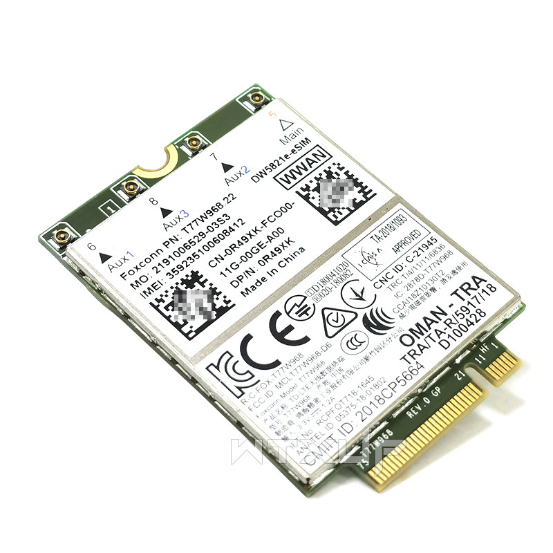 Dell 9420 7300 7400 7540 7740 7210 4G无线模块T77W968 DW5821E：🚀让移动办公自由飞翔！-网卡 ...