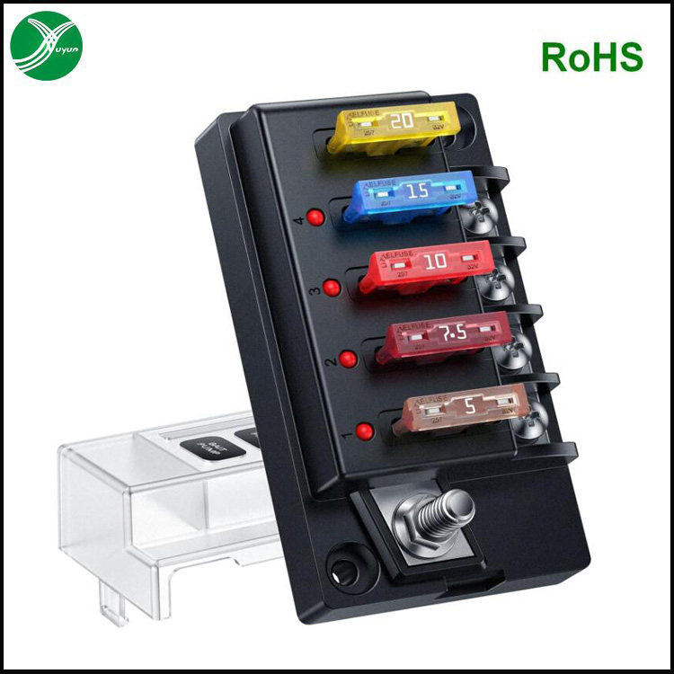 1904pl car multi-way fuse holder medium e-blade fuse 4-way 6-way fuse ...