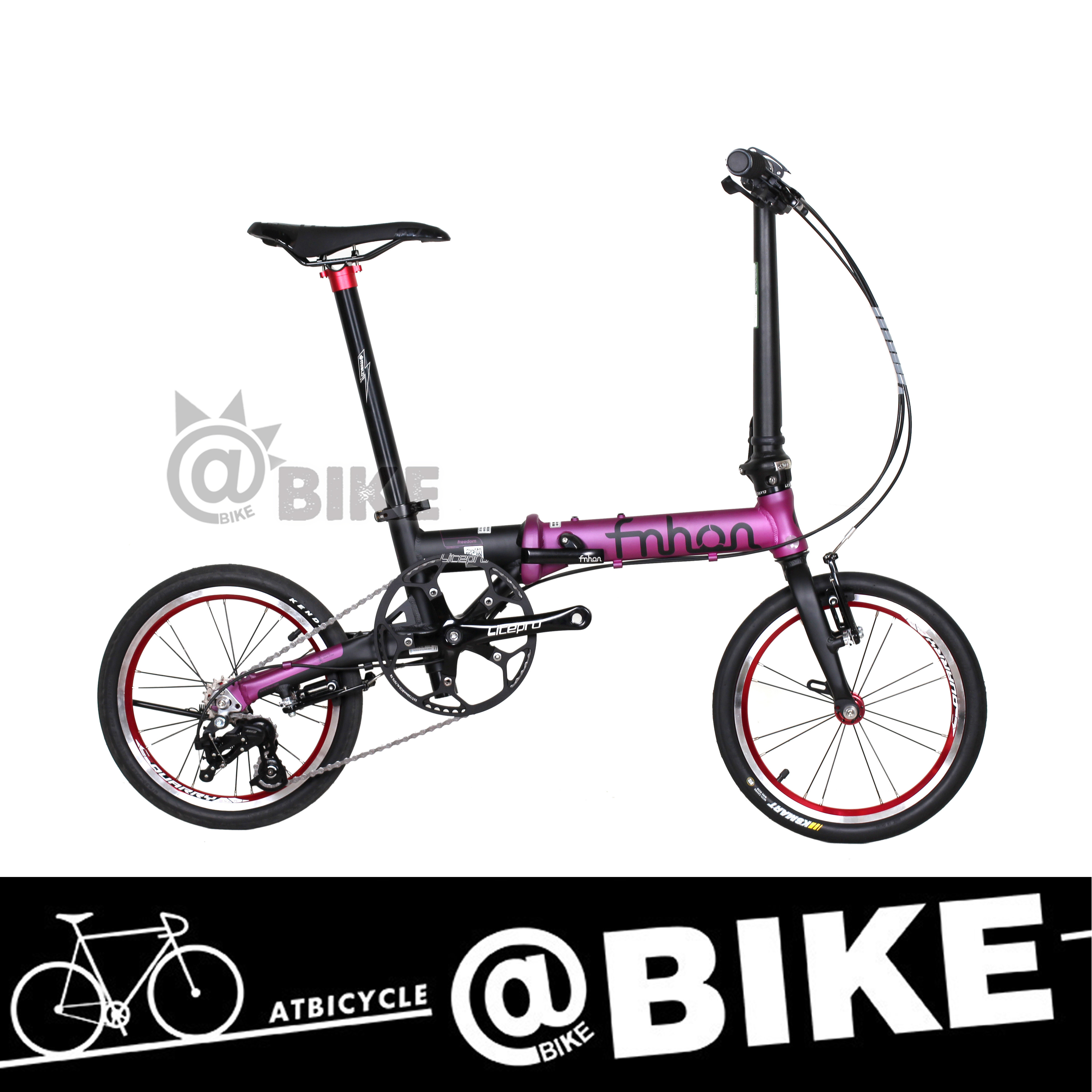 🚴‍♀️超轻便出行新宠！FNHON 魅力风行 FGA1402 迷你外三变速折叠自行车，让骑行更简单快乐！-折叠自行车-淘宝好物网