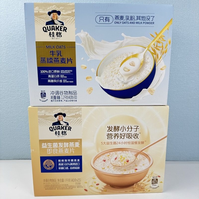 Sam's club sourced quaker oatmeal with milk & probiotic fermented oats ...