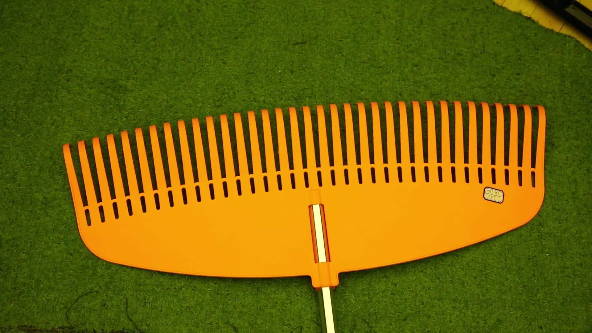 69 In Flexible Big Head 35 Tines Pbt Blade Lawn Rake With Aluminium ...