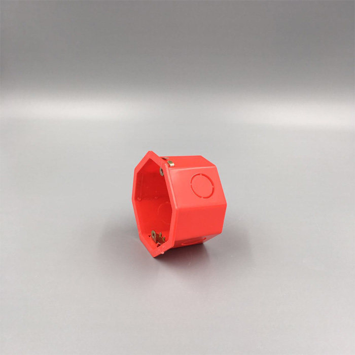 [USD 4.22] PVC electrical tube fittings Color octagonal box head, dark ...