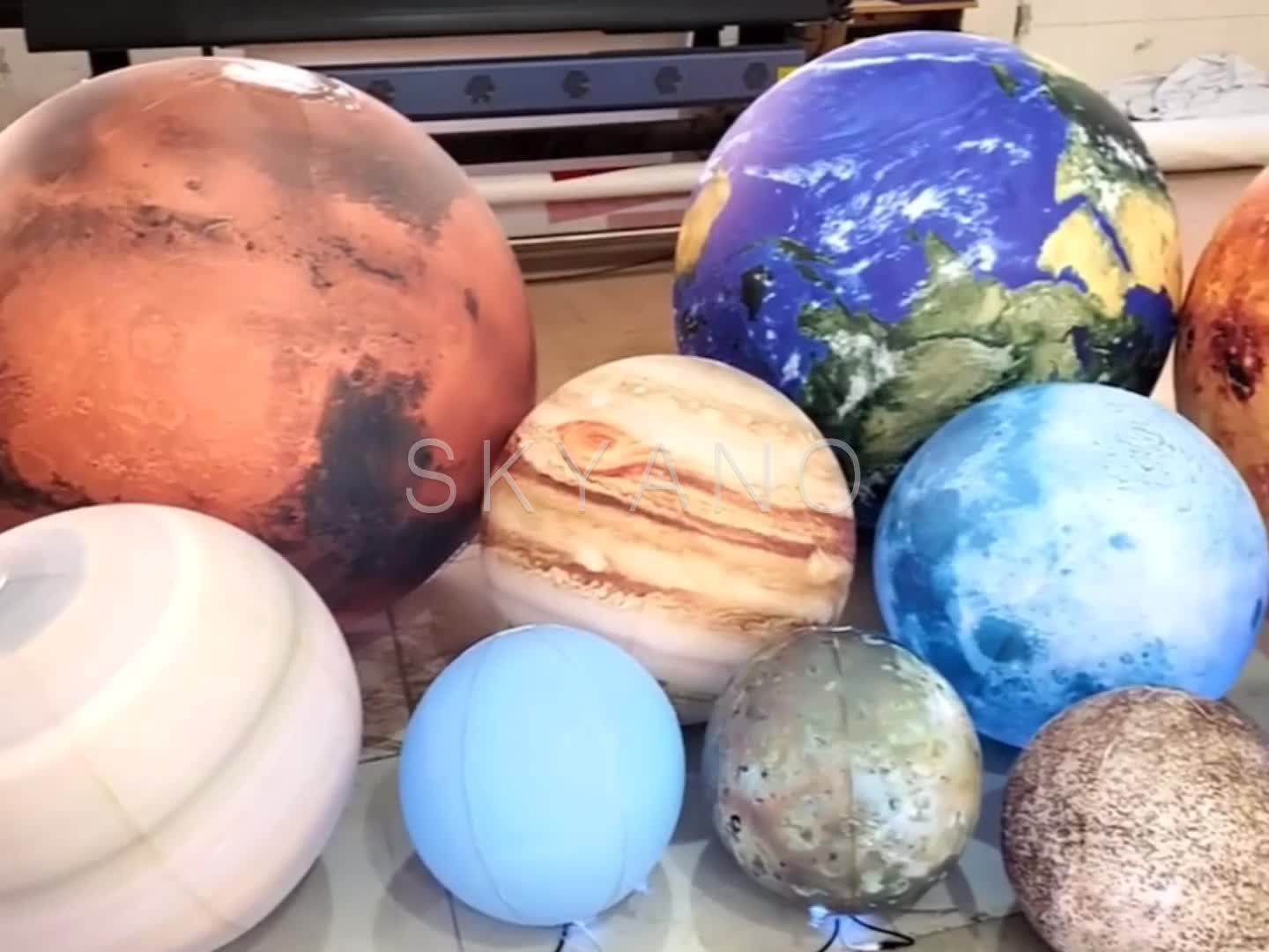 Built-in Led Light Inflatable Planets,Inflatable Moon Earth Sun ...