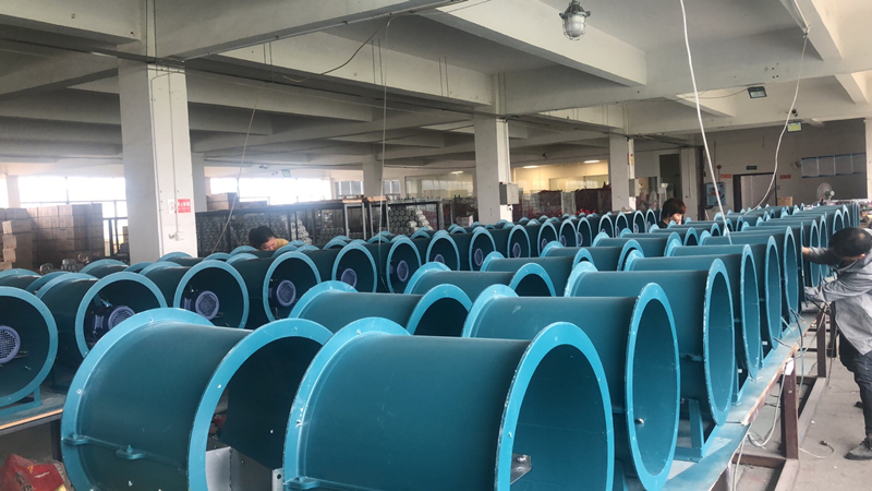 防腐防爆轴流风机BFT35-11-2.8 阻燃玻璃钢通风机 带证书出风弯管-阿里巴巴