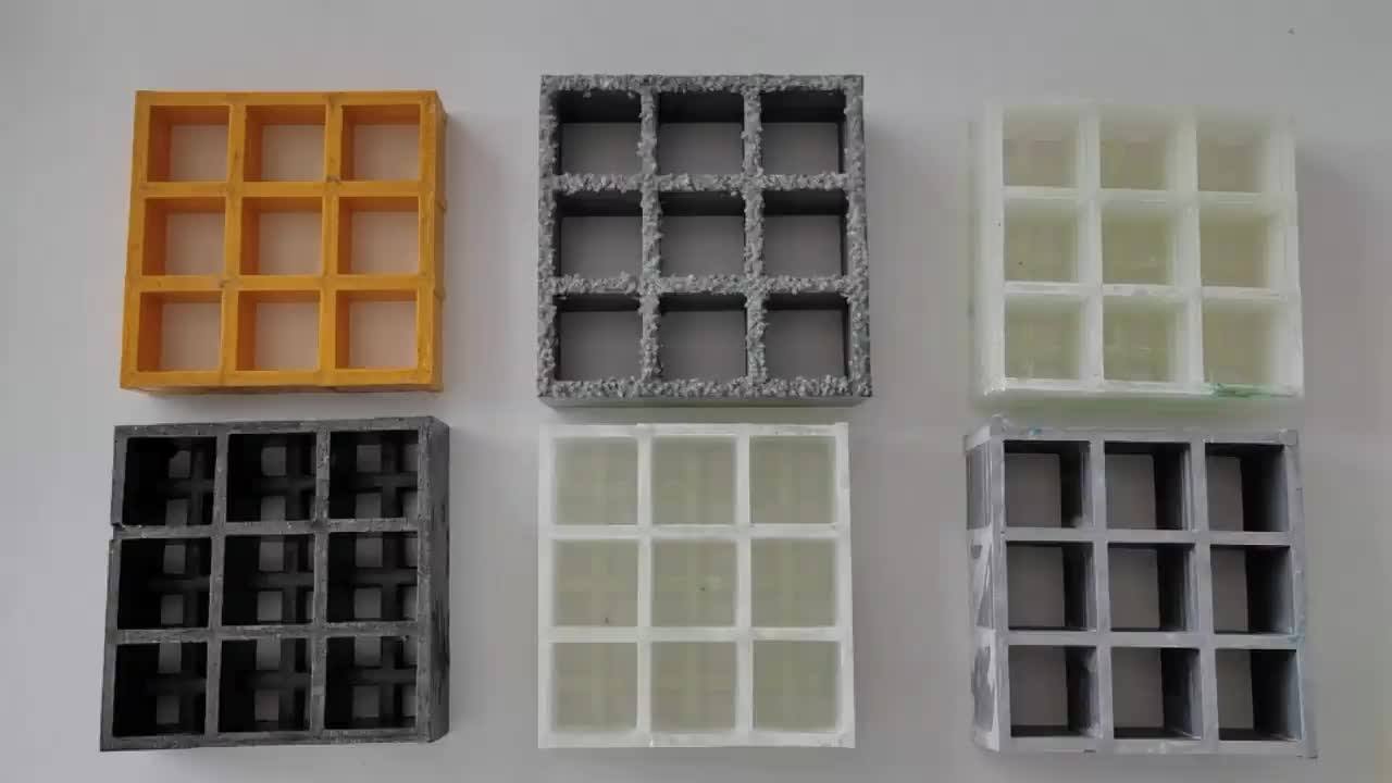 Heavy Duty Grp Frp Fiberglass Molded Flooring Mesh Grating Bunning ...