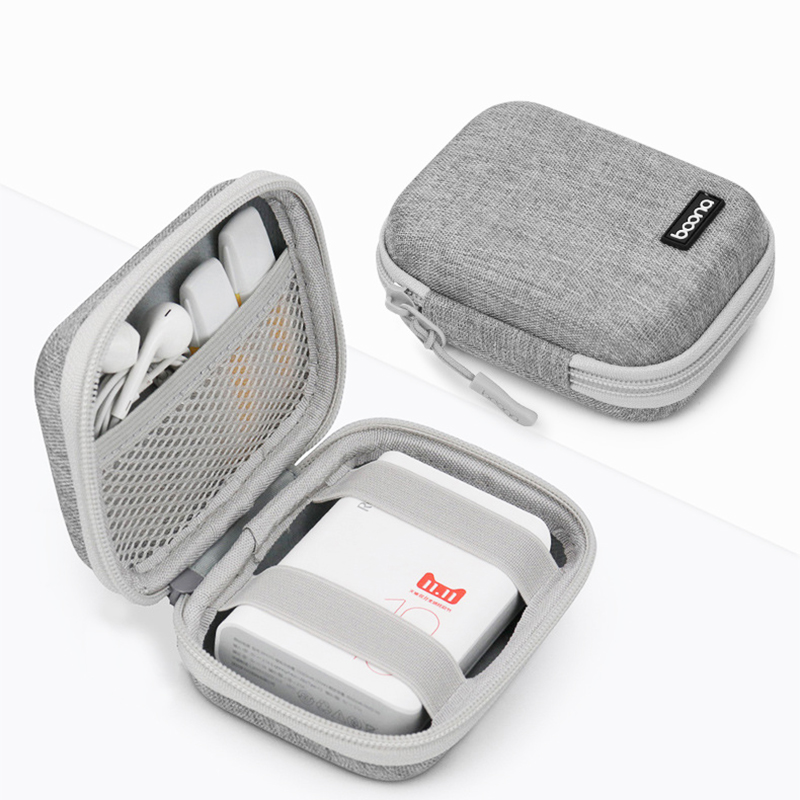 蓝牙耳机收纳包便携U盘U盾手机充电器数据线整理套eva硬壳保护袋-Taobao Singapore