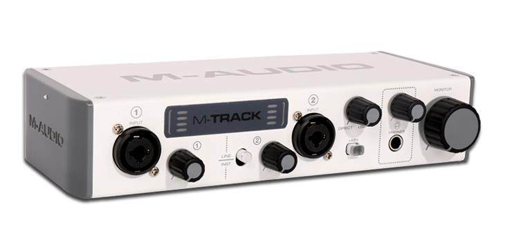 M-AUDIO M-TRACK II：两进两出USB声卡，音频新手的福音！-声卡接口-淘宝百科网