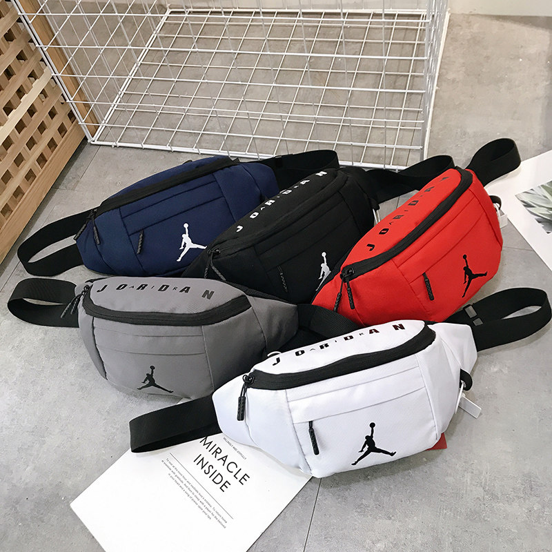 Japanese new AJ Jordan waist bag men and women bag messenger bag ...
