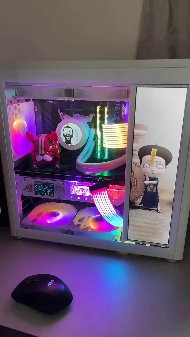 Cpu Aio Cooler Monitor Display Ips 2.1 Inch 480x480 Support Gif/video ...