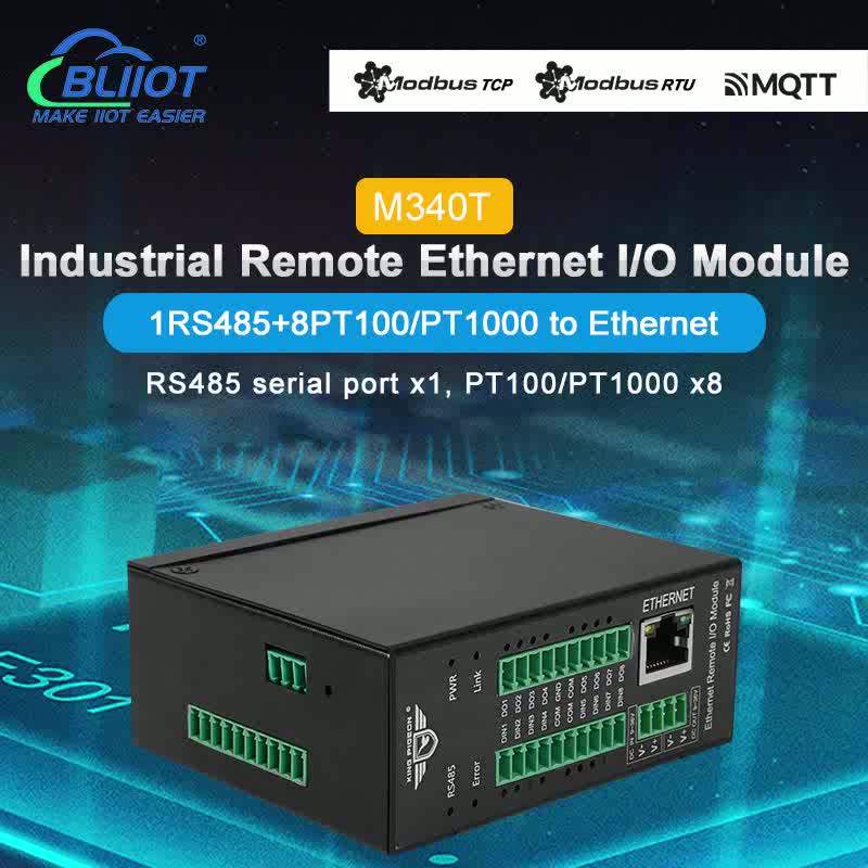 Ethernet Remote Rtd Input Pt100/pt1000 Temperature Monitoring System ...