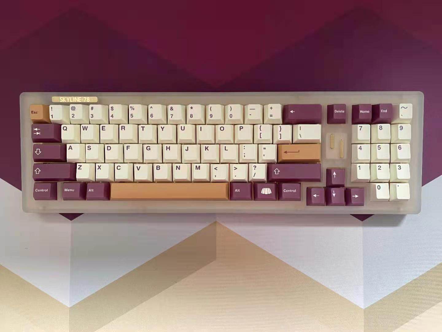 [GM] Customized Mechanical Keyboard Plate Skyline 78 PC / Metal Suite ...