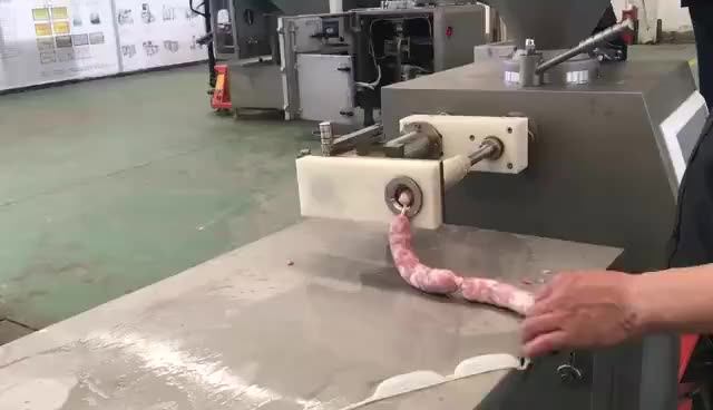 Automatic Industrial Hydraulic Hot Dog Chicken Sausage Stuffer Stuffers ...