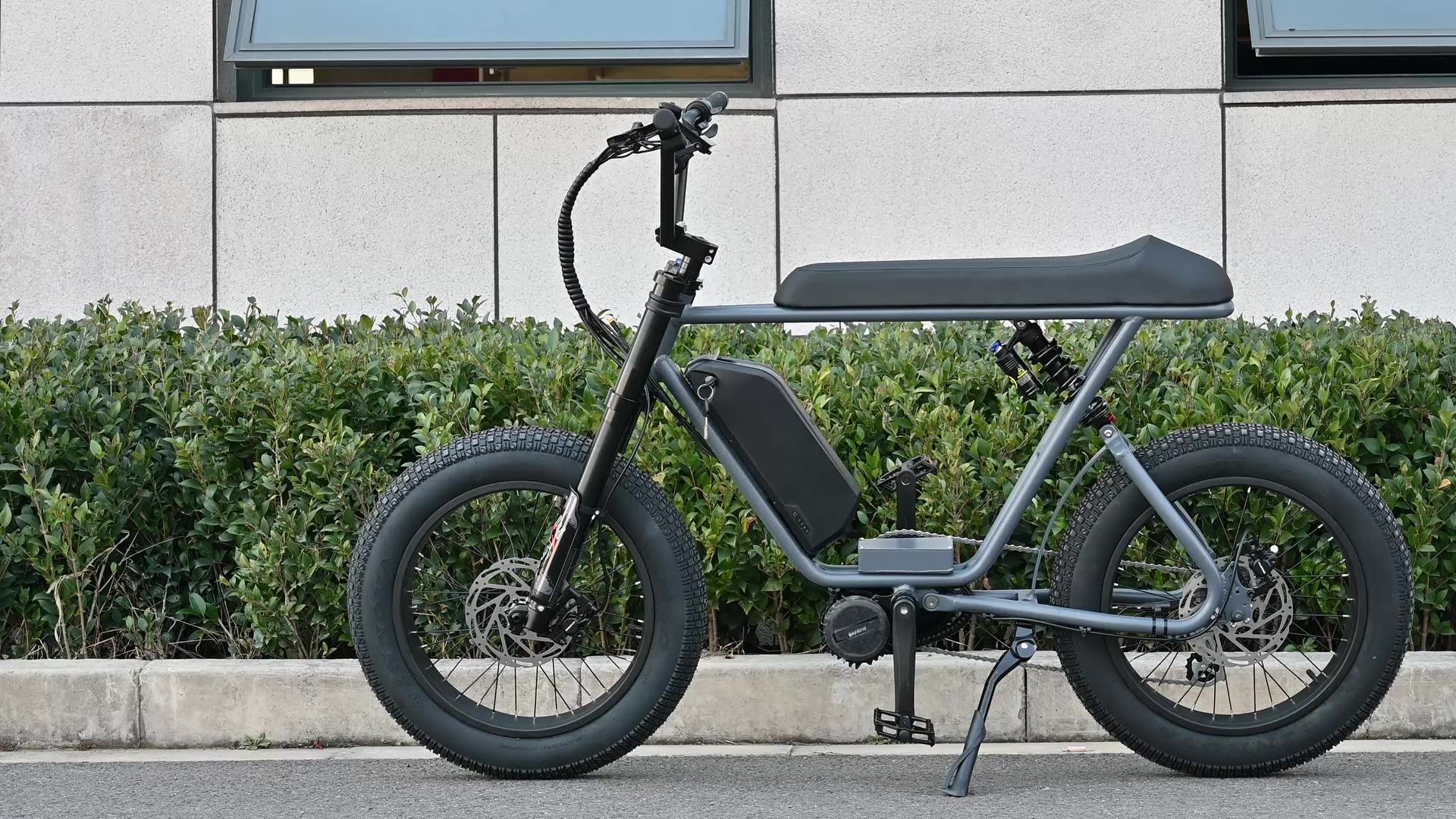 2023 Mario Retro Full Suspension Bbshd Mid Drive Motor Fat Tyre Ebike ...