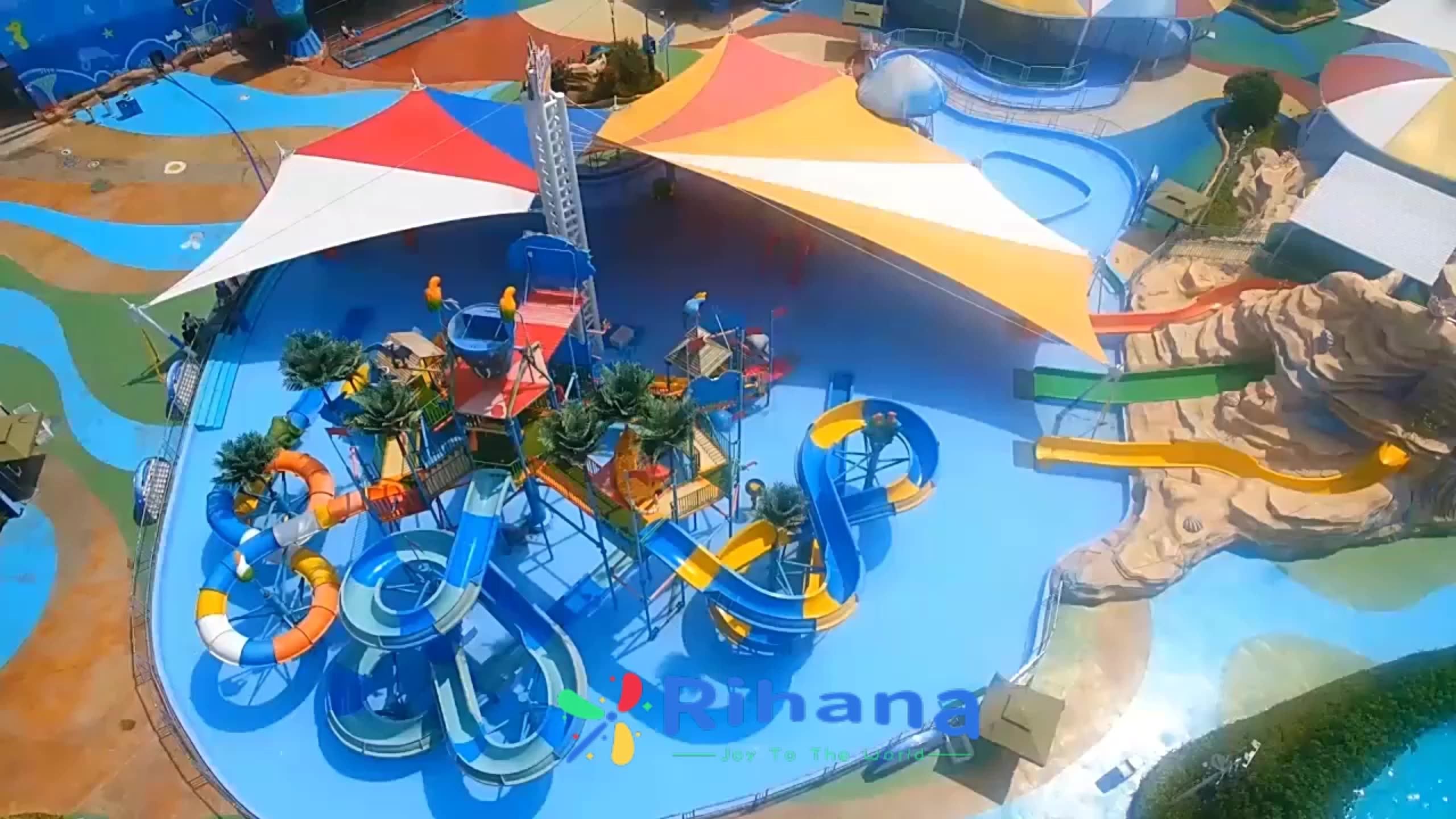 Aquapark Design Water Slide Outdoor Waterpark Products Double ...