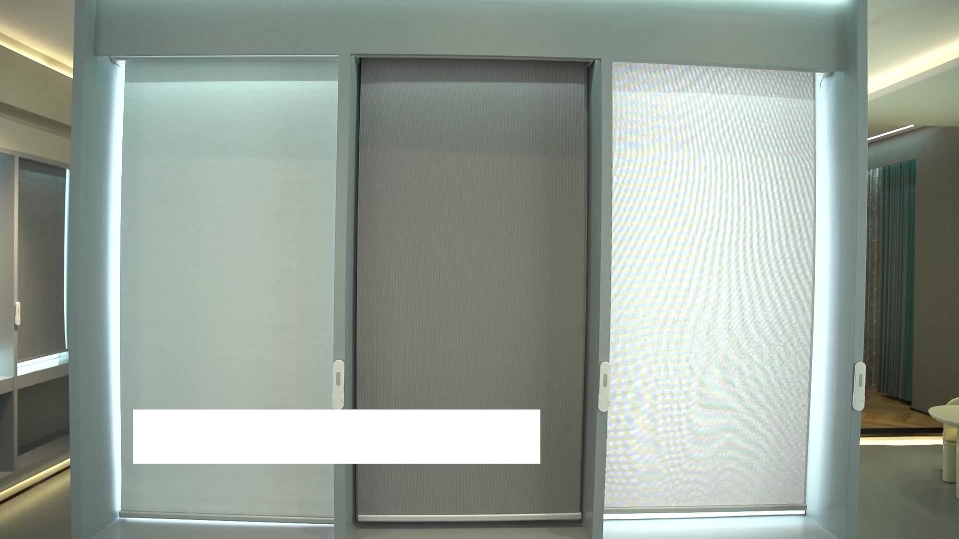 Interior Window Electric Roller Shade Blinds Motor Modern Indoor Day ...