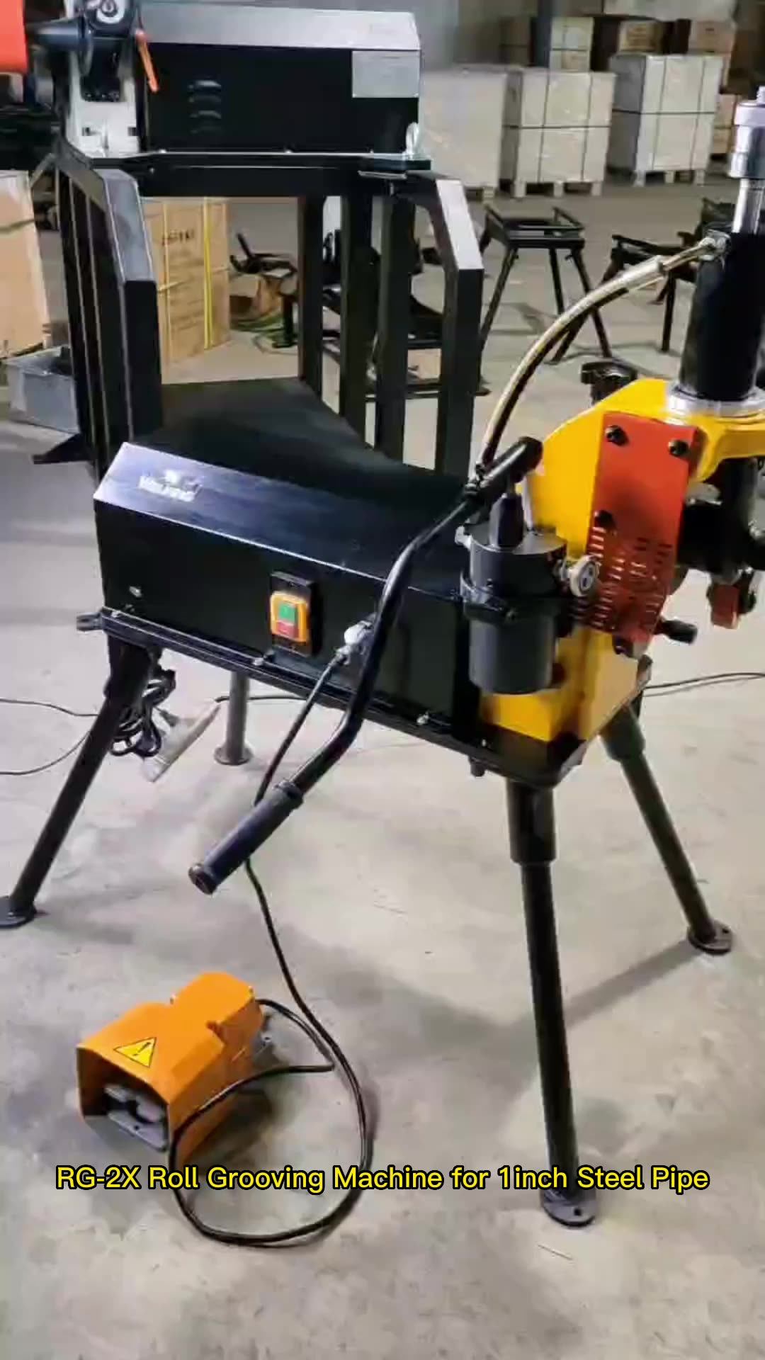 The Fully-motorized,Semi-automatic,1-12inch Roll Grooving Tool Comes ...