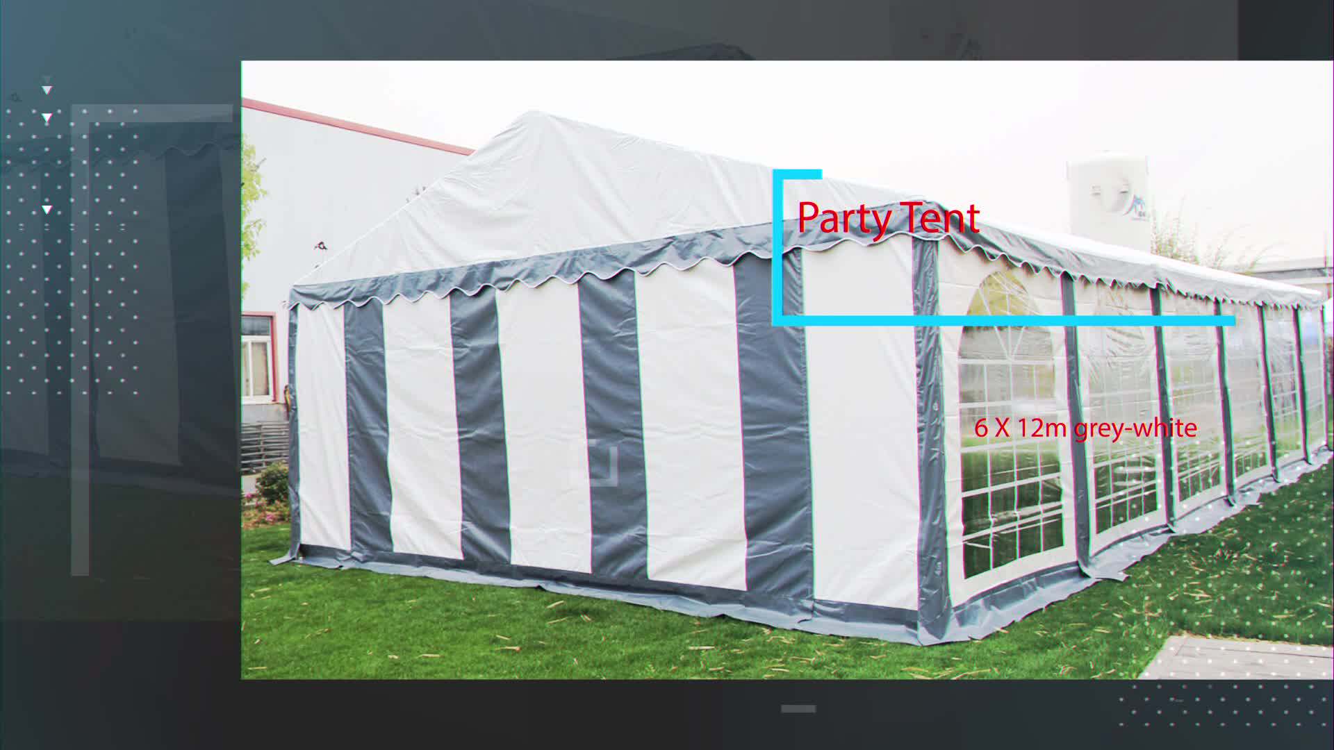 High Quality 6x30m Aluminum Large Frame Tent For Trade Show - Buy Metal ...