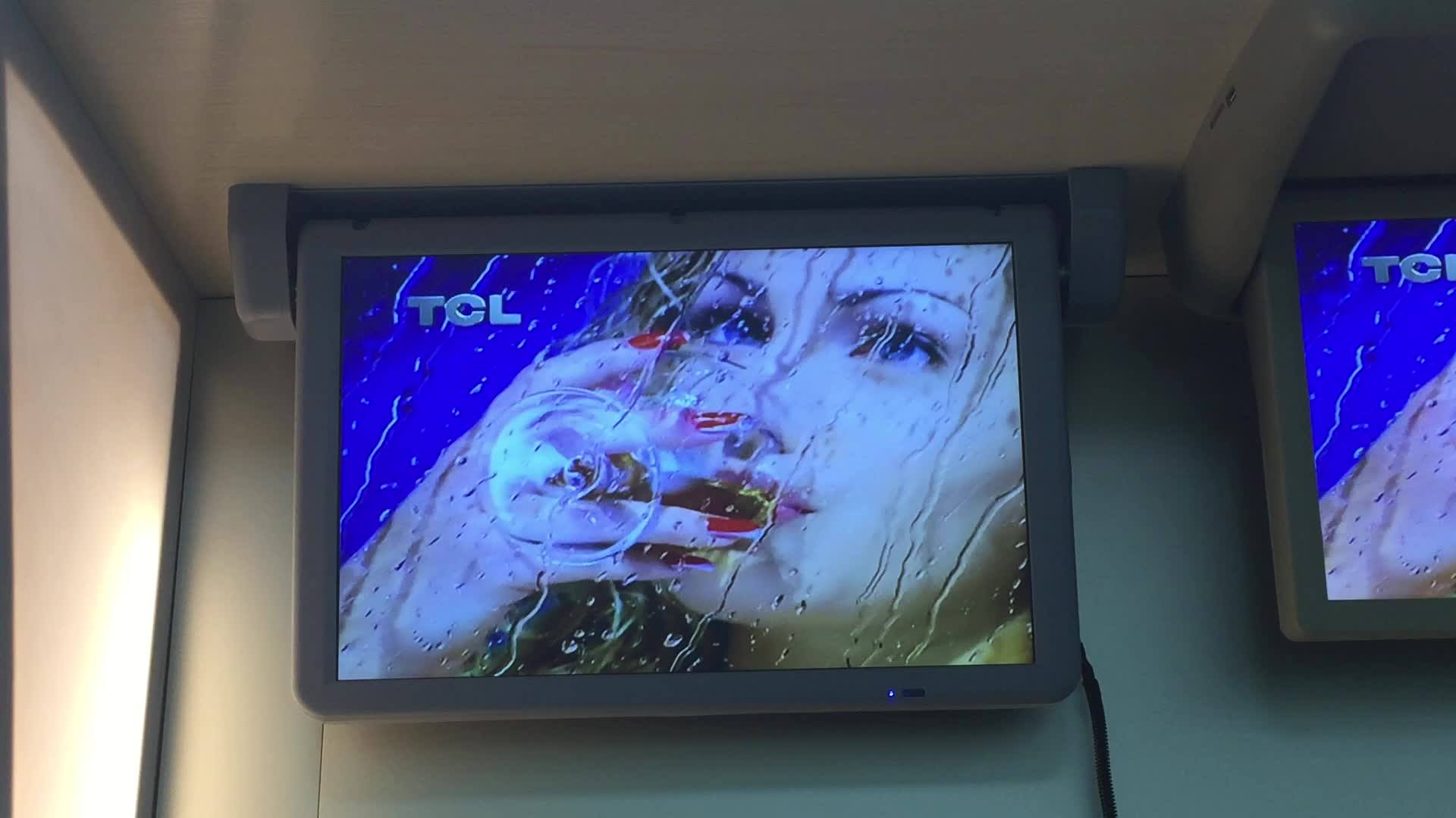 21.5inch Bus Coach 1920x1080 Motorized Roof Monitor Lcd Dc24v Bus Tv ...