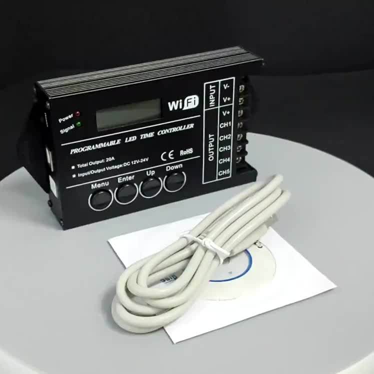Tc423 Ac90~240v Programmable Time Led Controller Aquarium Lighting ...