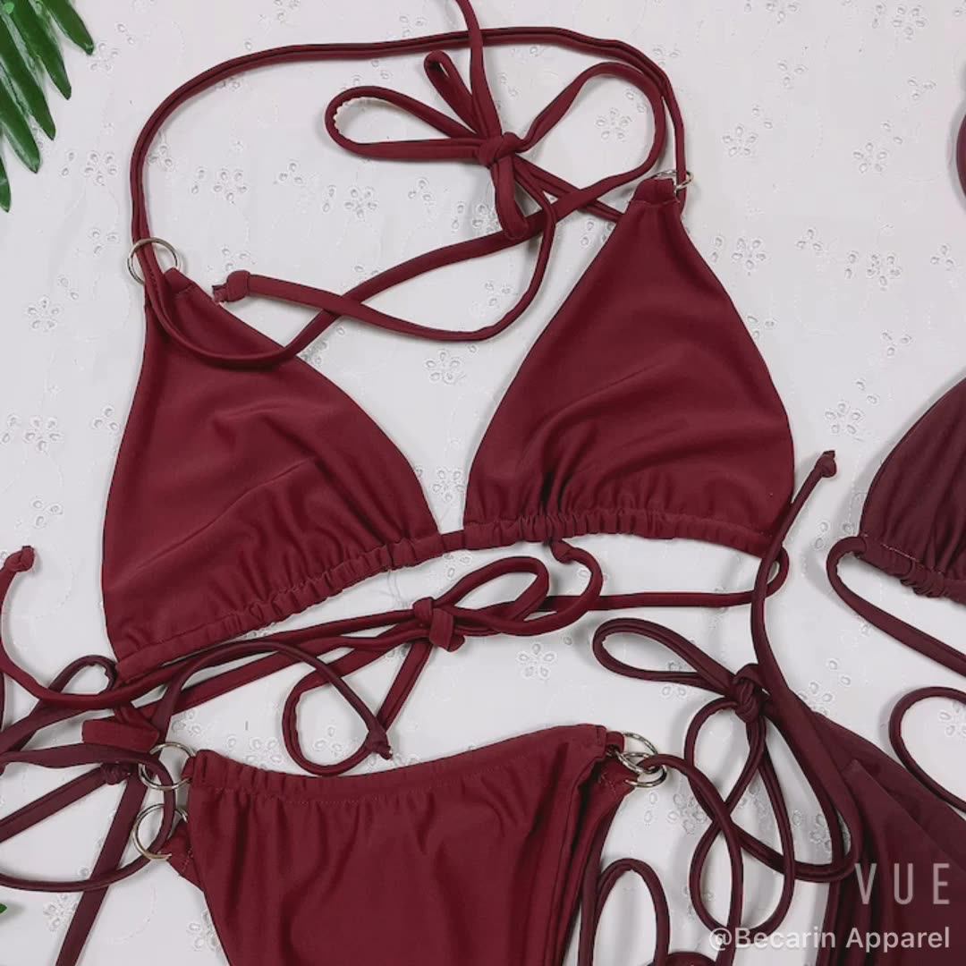 Sexy Thong Bikini 2022 Girls Micro Swimwear Trendy Swimwear Women ...