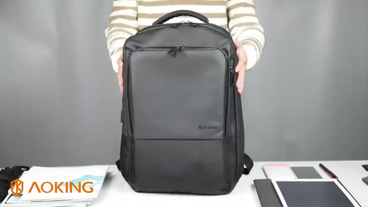 Aoking Ergonomic Design Men Usb Charging Back Pack Bag Smart School Bag ...