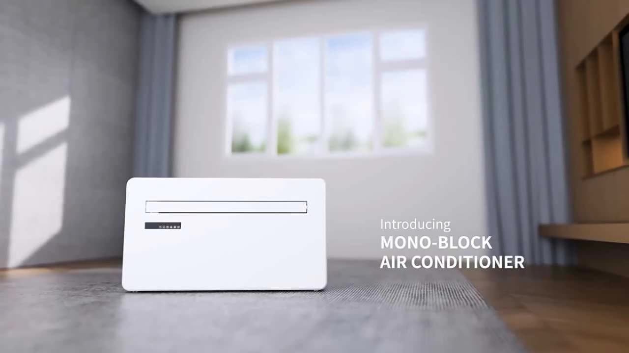Wall Mounted Monoblock Air Conditioner Ptc Electric Heating Monoblock ...