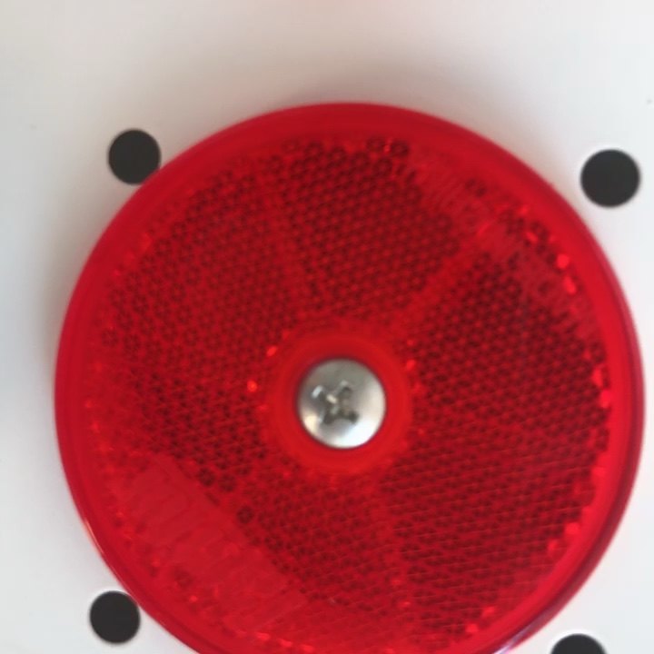 Round 60mm Truck Trailer Reflex Reflector With 5mm Hole - Buy Reflex ...