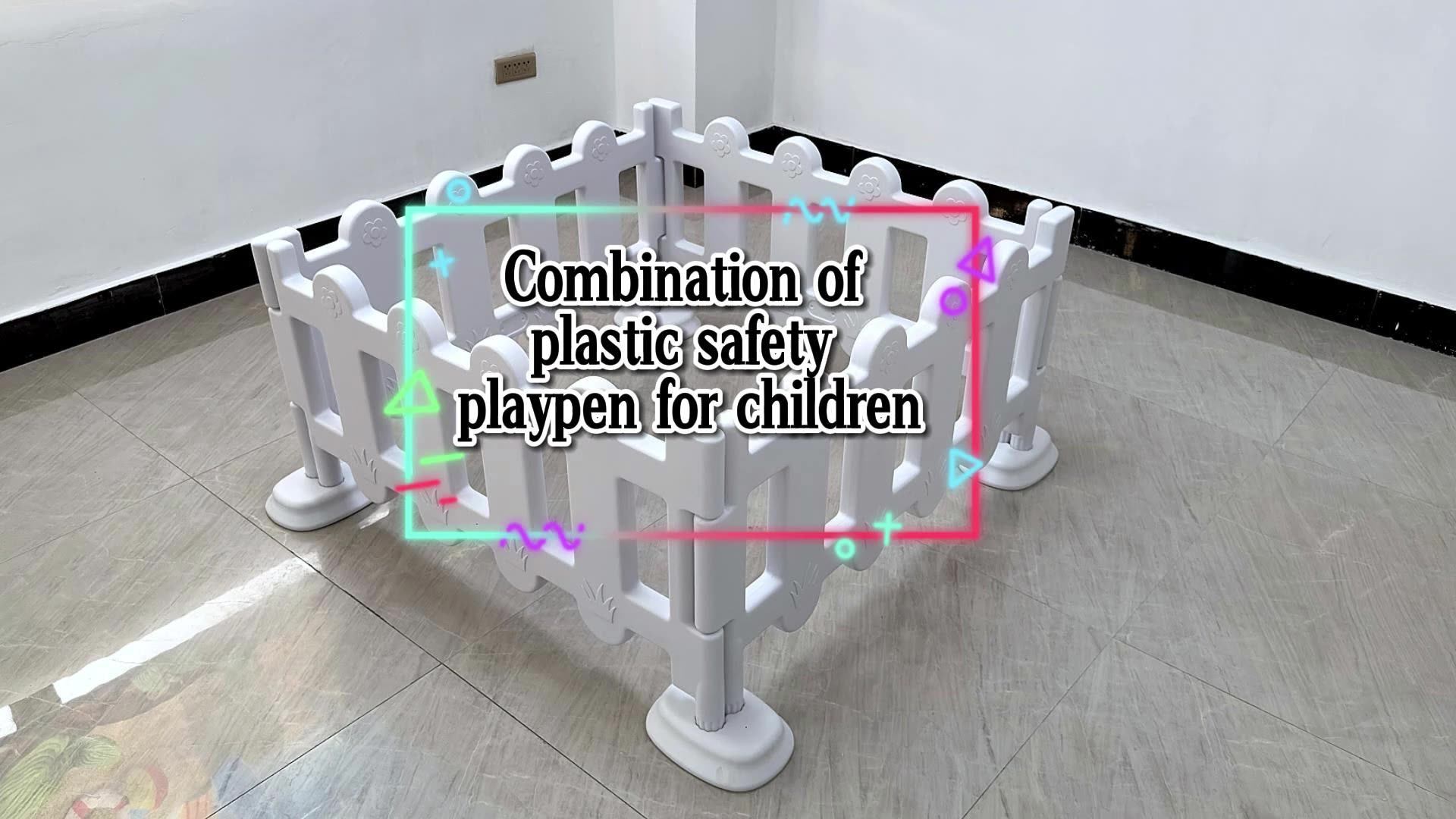 Cute White Pink Green Blue Red Soft Play Gate Party Rental Equipment ...