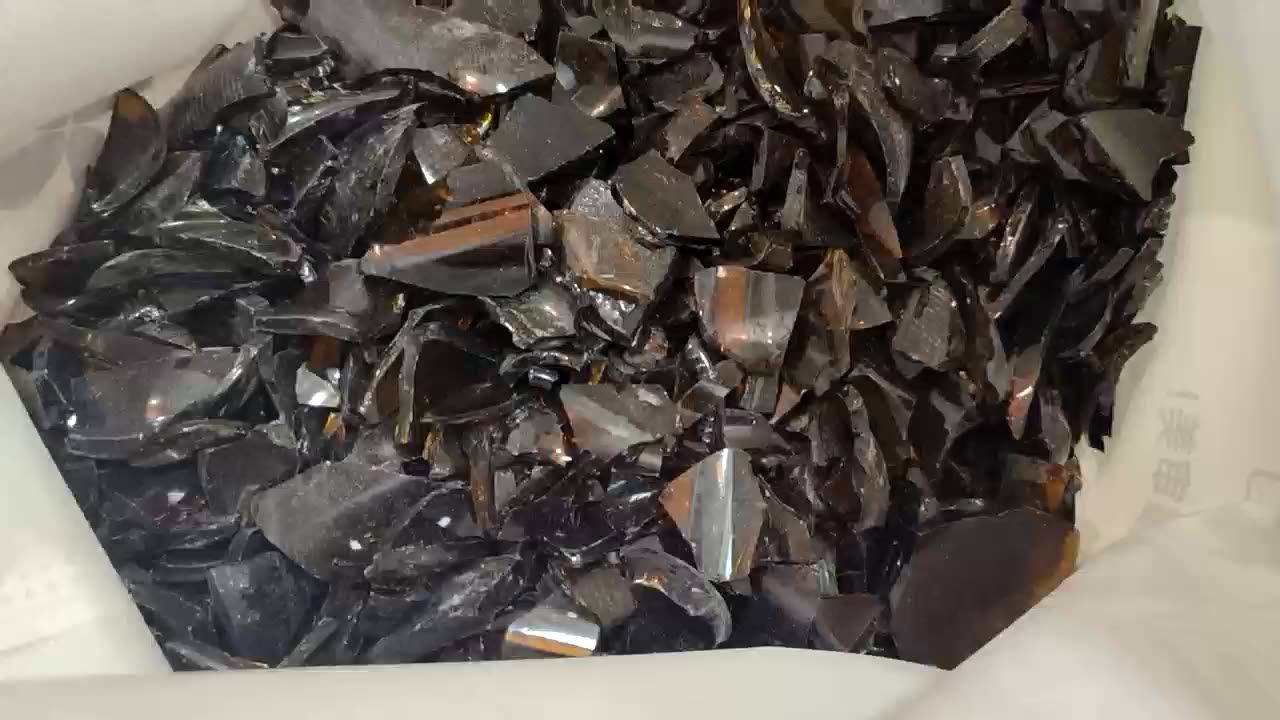 Recycled Cheap Bottle Broken Glass Cullet For Clear Flint Float Flat ...