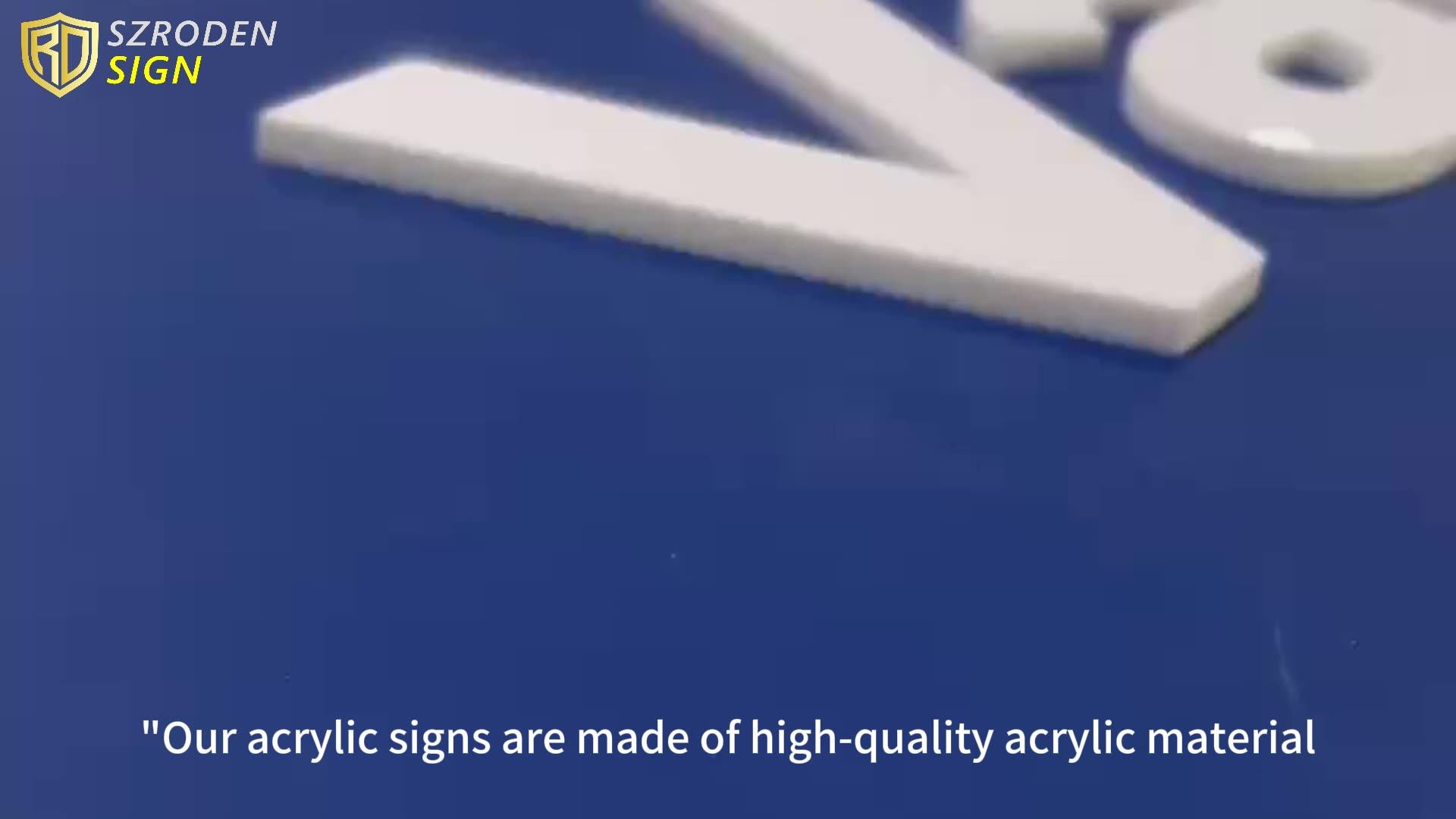 Word Letter Signage 3d Led Lighted Digital Door Sign Front And Backlit ...