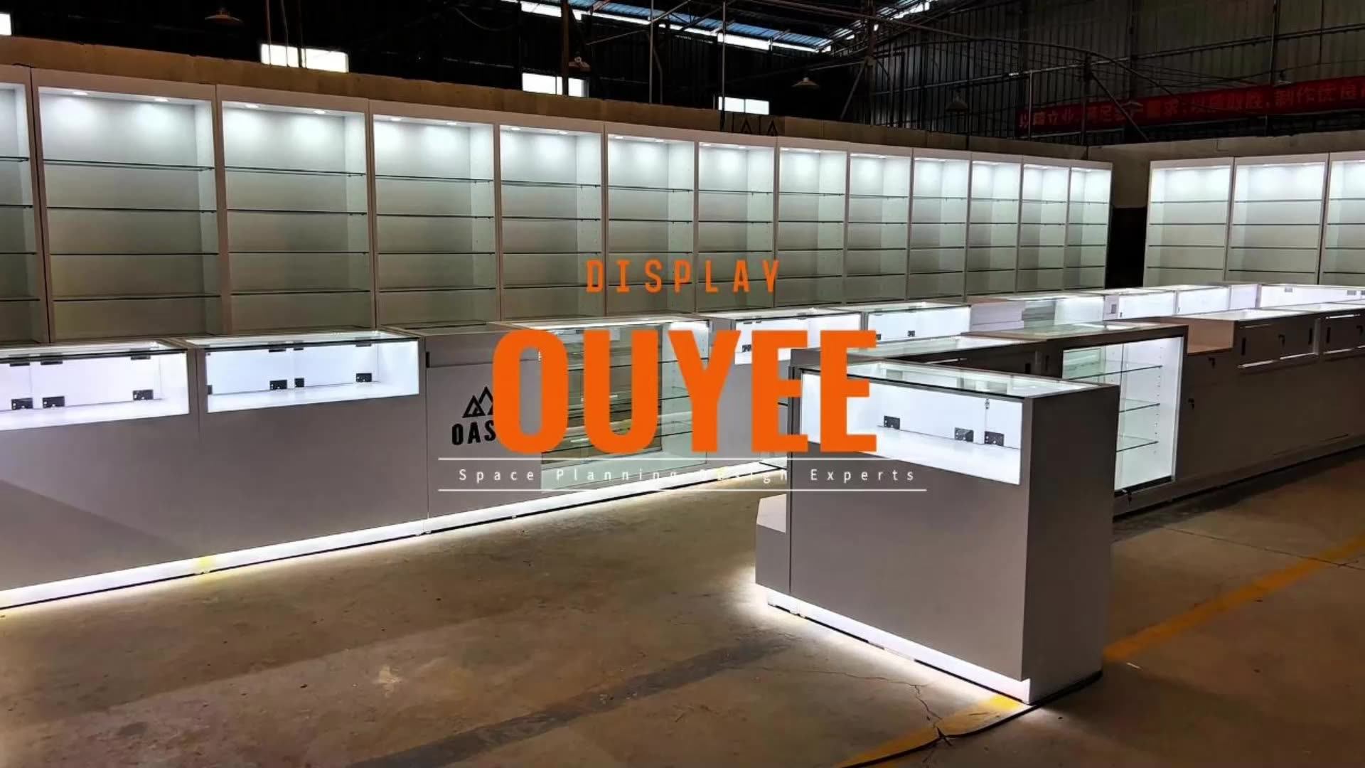 Smoke Shop Furniture Dispensary Display Counters Counter Top Glass ...