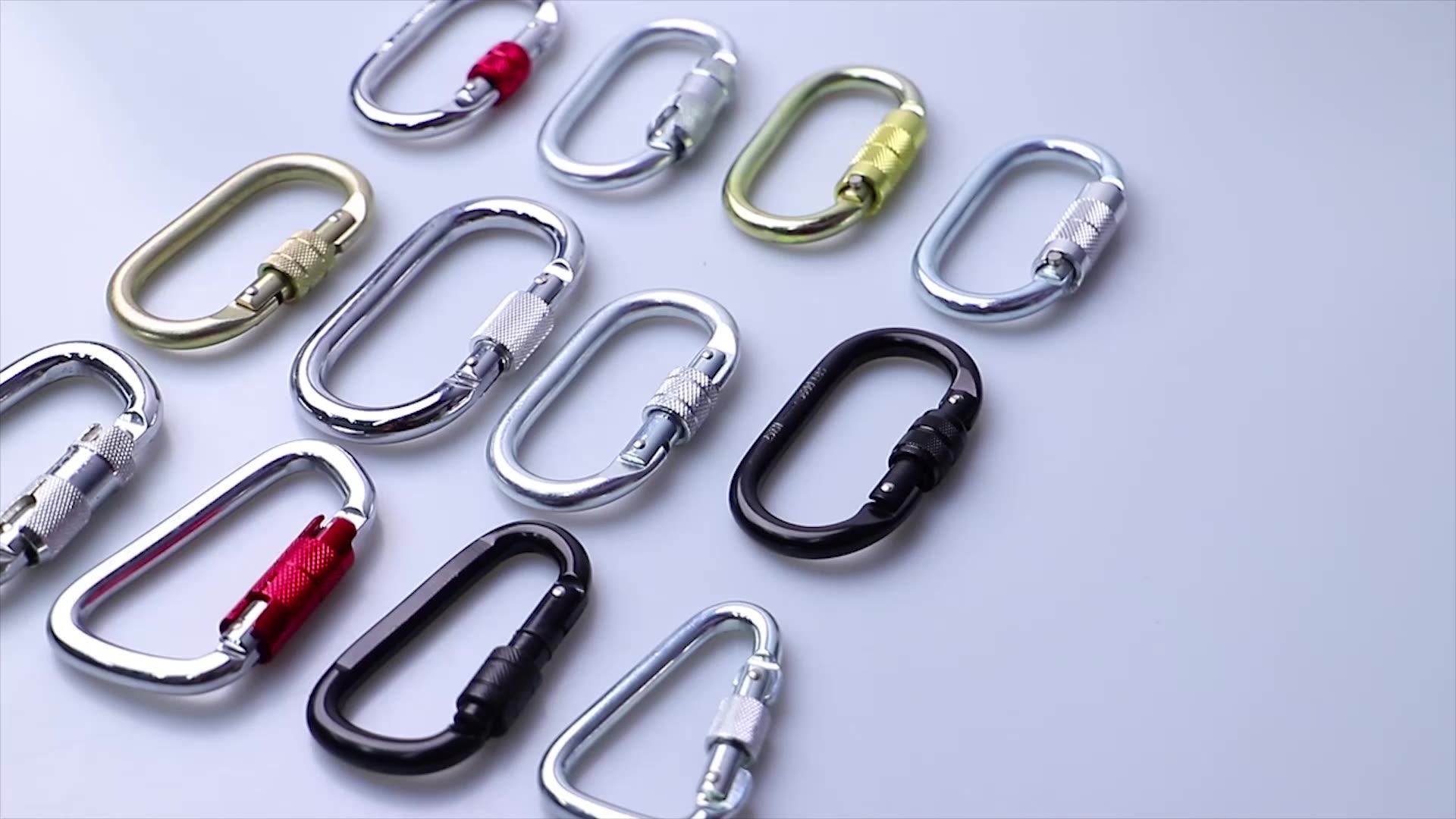 Carabiner Snap Hooks For Climbing Factory High Quality Oval 45kn Swivel ...