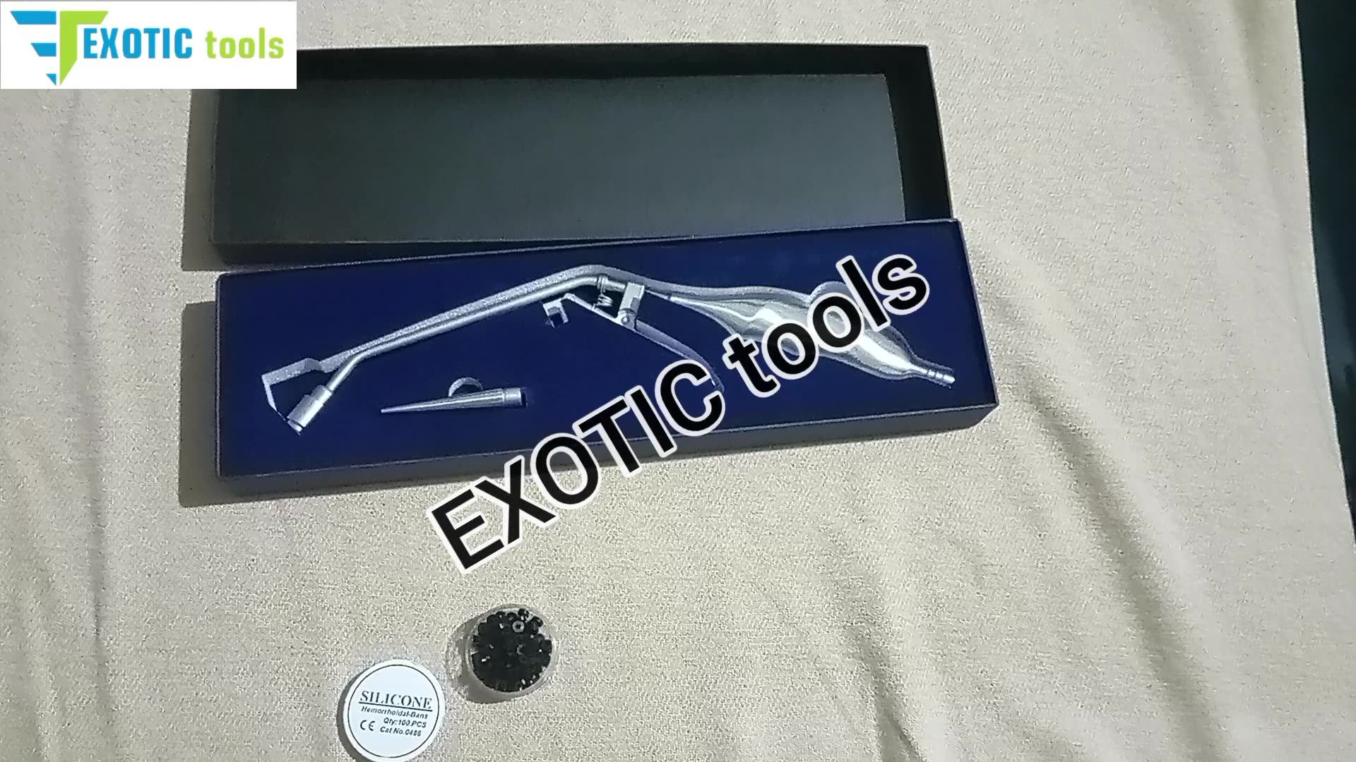 German Rectal Hemorrhoid Suction Ligator + Loading Cone + Silicone Ring ...