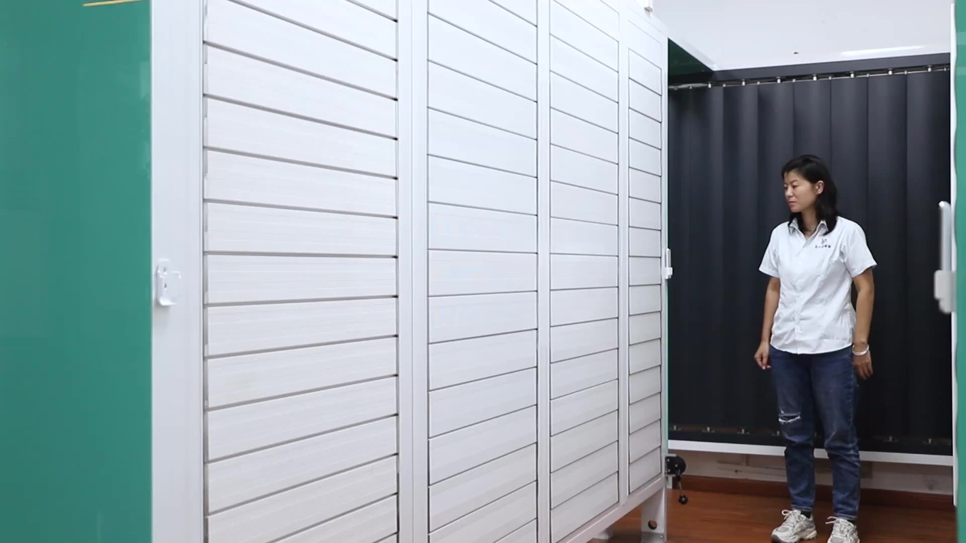 Automatic Or Manual Metal Louvers Exterior Shutters With Frame System ...
