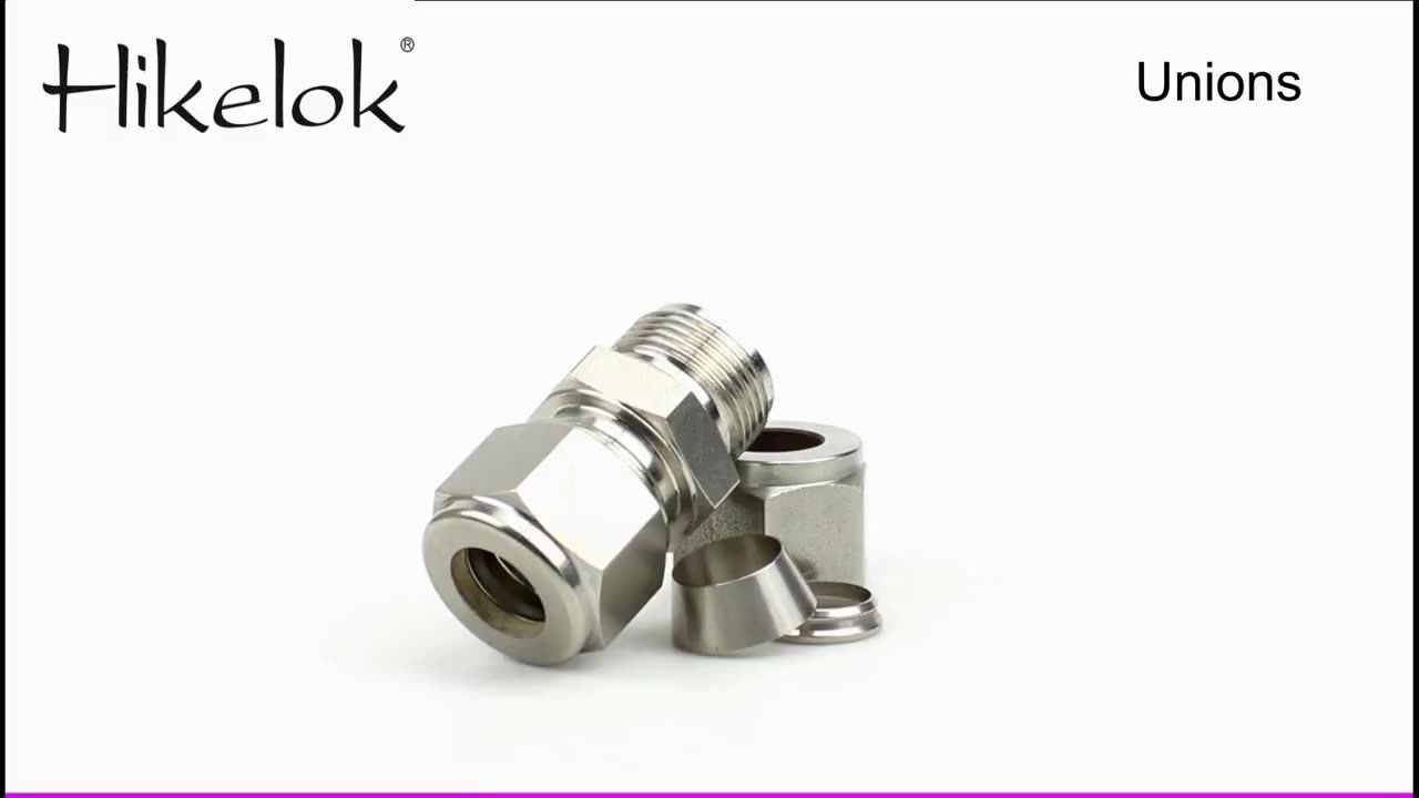 Swagelok Type Stainless Steel Compression Fitting Tube Fittings 1/16 ...