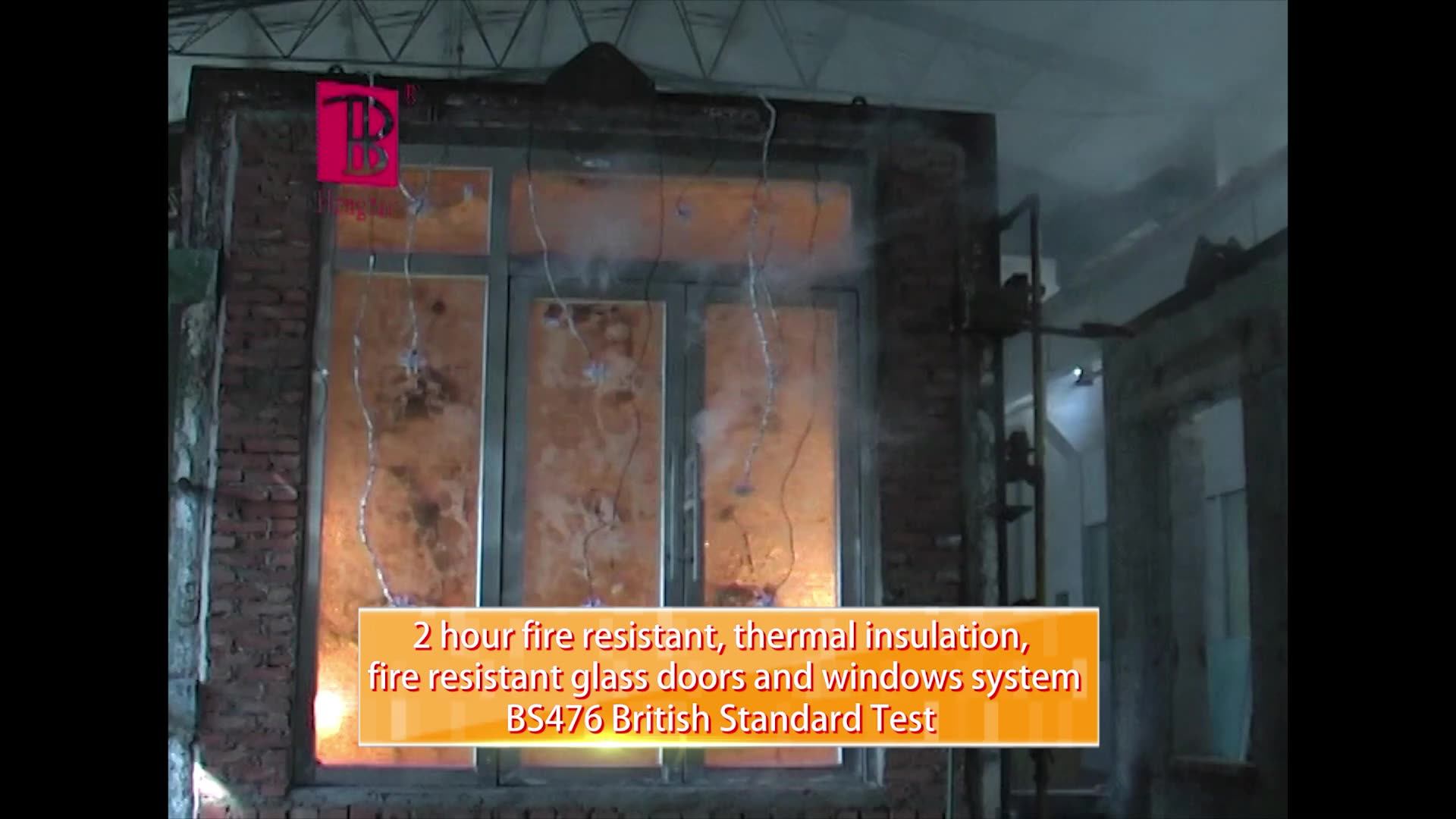 Security Glass 42mm-ei120 Double Layer Fire Rated Glazing Door And ...