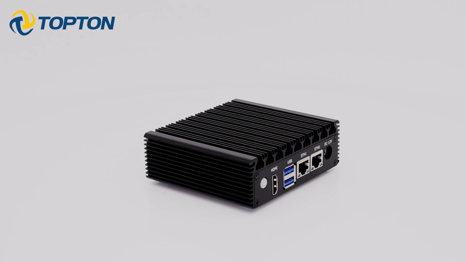 Wholesale Soft Router Cele-ron J4125 2x I226-v 2.5g Mini Pc X86 Fanless ...