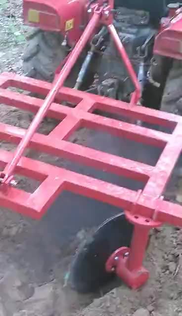 70-90hp Tractor Suspended Disc Ridger Ridge Making Plow Machine ...