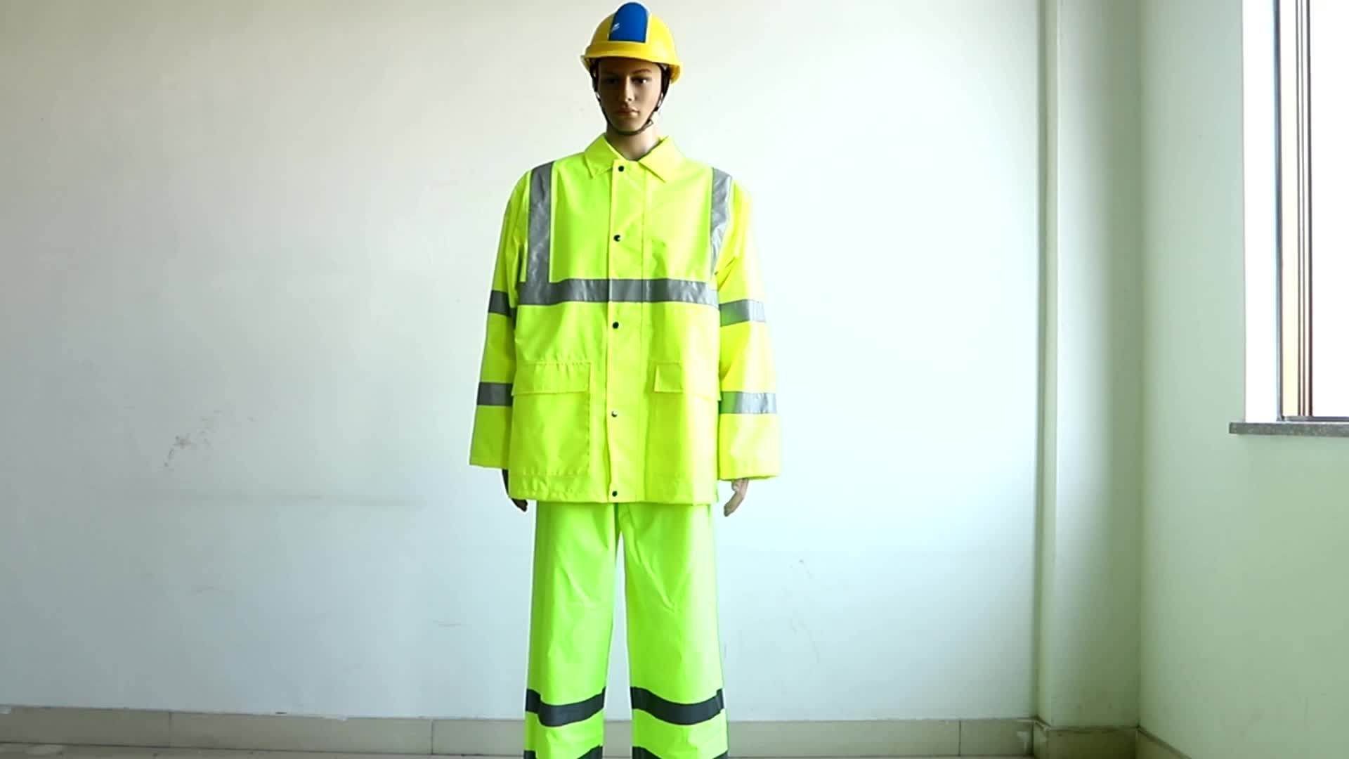 Sportswear Road Work High Visibility Hi Vis Tops Coat Clothes Workwear ...