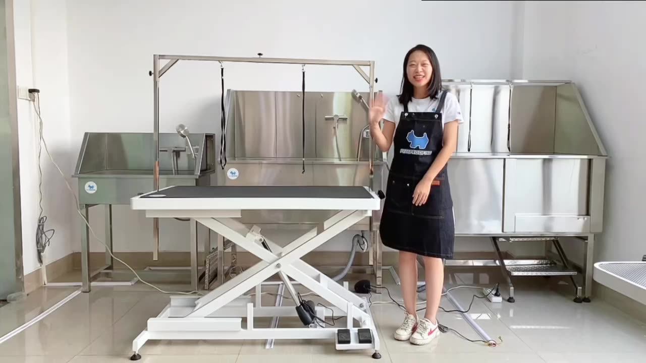 High Quality Adjustable Large Wooden Rabbit Grooming Table What Size ...