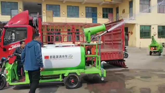 Electric Three-wheeled Water Sprinklers Landscaping Fog Cannon Water ...