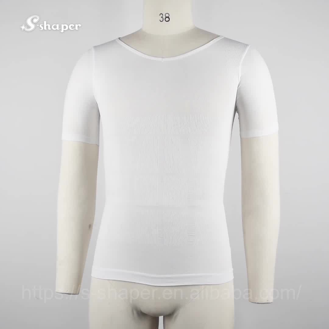 S-shaper Japanese Men`s Compression Shirt Slimming Body Shaper Men ...