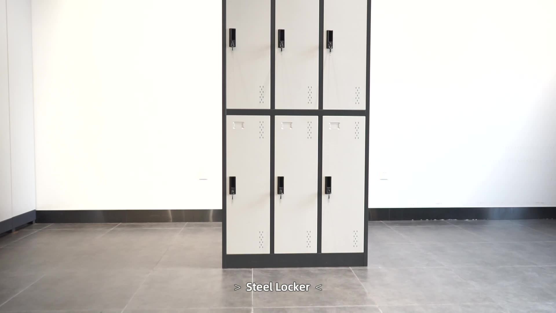 6 9 20 Doors Employee Steel Storage Locker Cabinet Metal Changing Room ...